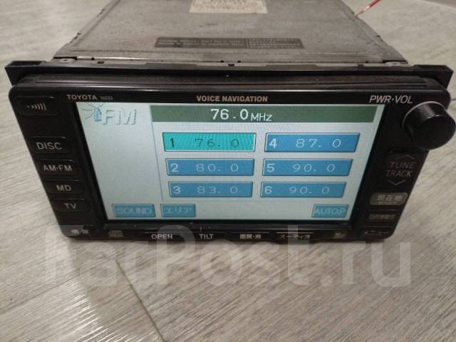 Магнитола Toyota 86120-44100, 2 DIN — 178x100 мм, б/у, в наличии. Цена ...