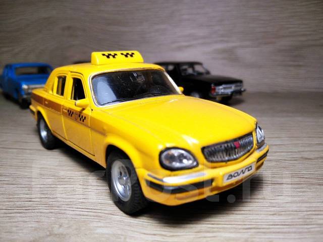 Масштабная модель автомобиля Волга ГАЗ-31105. Такси. (17). 1:43, б/у, в наличии. Цена: 1 500₽ во ...