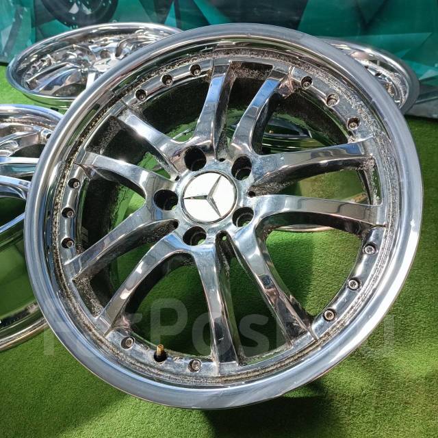 Диски литые Mercedes Benz! Хром! R18, PCD 5-112, 18", 1 шт, 5x112, 66,6 ...