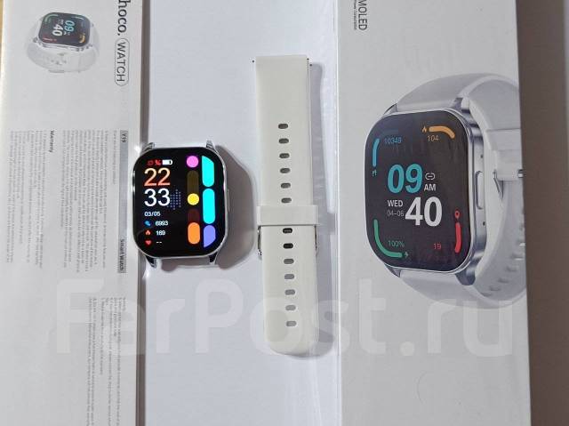 Новинка 2024 Смарт часы умные часы Hoco Watch Y19 Amoled 1,96 дюйма ...