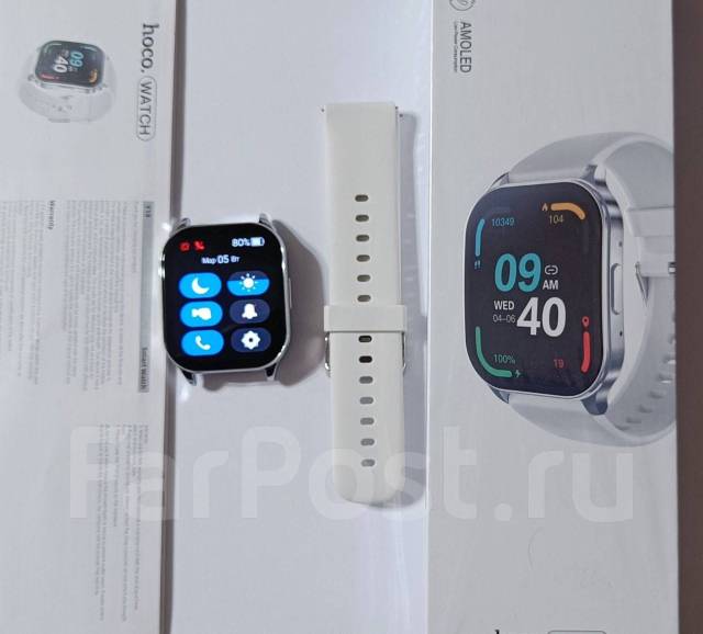 Новинка 2024 Смарт часы умные часы Hoco Watch Y19 Amoled 1,96 дюйма ...