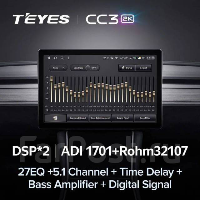 Мультимедиа в авто Teyes CC3 2K 13" And/4-64Гб/8ЯД/DSP проц/4G/GPS, другой, новый, в наличии ...