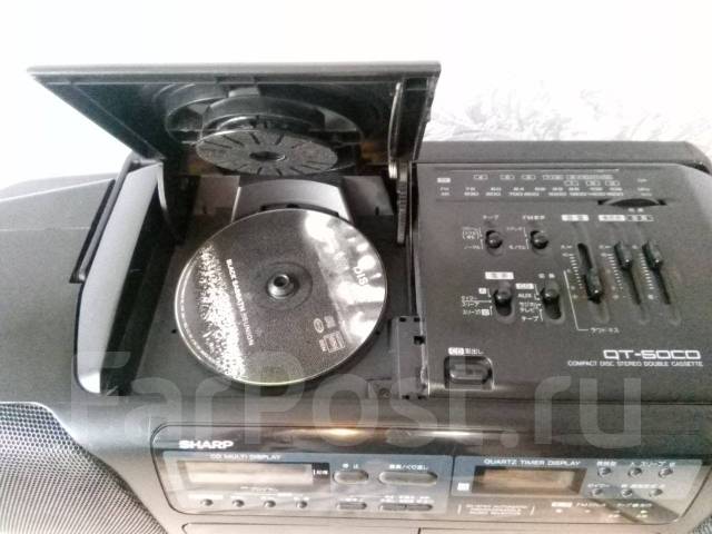 Магнитофон Sharp QT-50CD, б/у, в наличии. Цена: 10 000₽ во Владивостоке