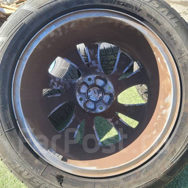№993 Оригинальные литые диски Citroen, 17", 1 шт, 4x108, 4 шт, б/у, в ...