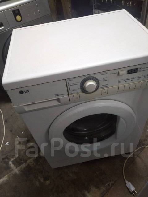 Стиральная машинка LG 5 кг, LG, 5,0 кг, б/у, в наличии. Цена: 8 500₽ в ...