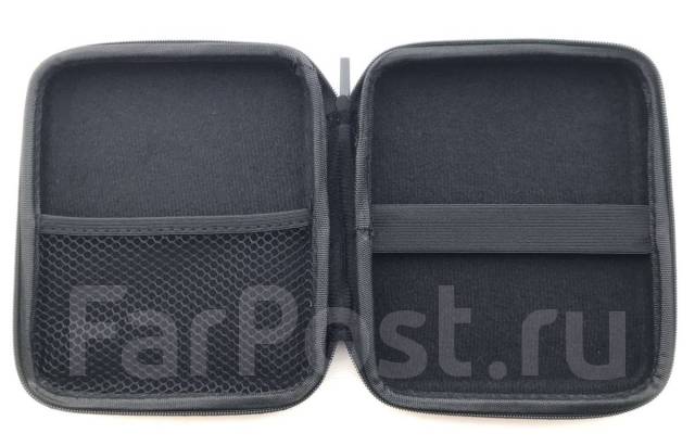 Чехол для HDD 3.5" жесткий полиуретан, size inside:16*14*4 см, Black ...