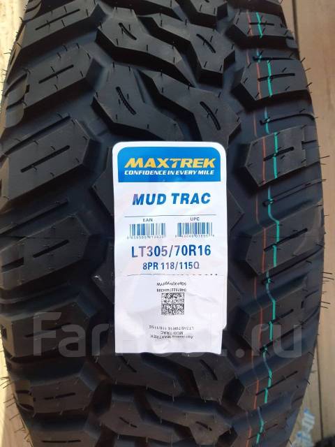 Maxtrek Mud Trac, LT 305/70 R16, 16", 1 шт, в наличии, 305 мм, 70 % ...