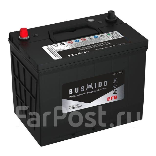 Аккумулятор Bushido EFB Q-85 95D23L 70А/ч 670А, обратная (левое), 70 А ...