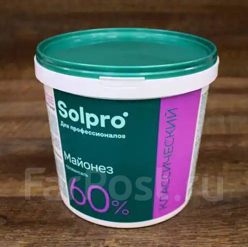 Майонез "Провансаль" ТМ "SolPro", в наличии. Цена: 1 820₽ во Владивостоке