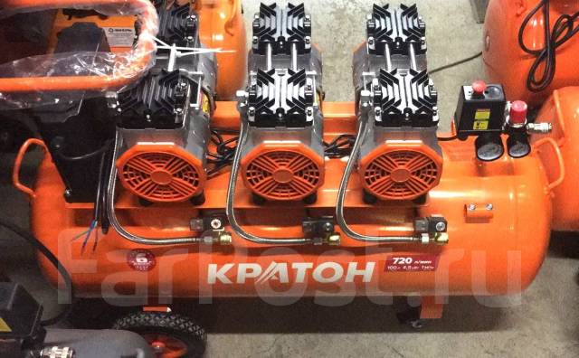 Компрессор воздушный безмасляный Кратон AC-720-100-OFHS. 100л 720л/мин ...
