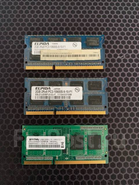 Оперативная память для ноутбука Ddr3 2 Gb 2 гб б у в наличии Цена