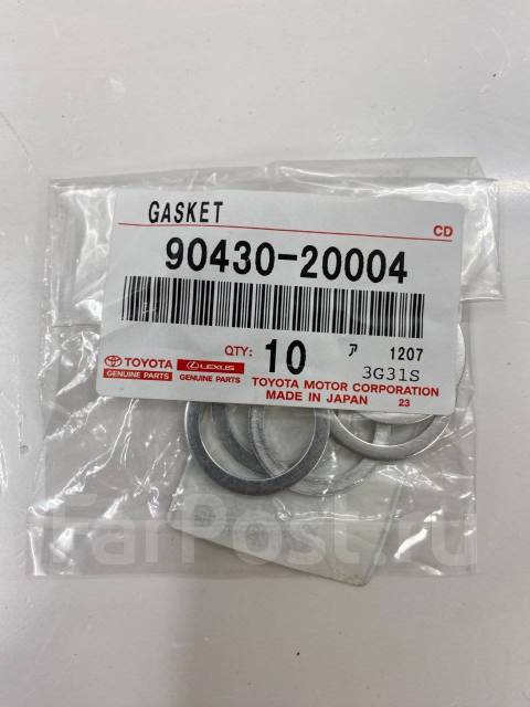Шайба сливной пробки Toyota 90430-20004 купить во Владивостоке по цене ...