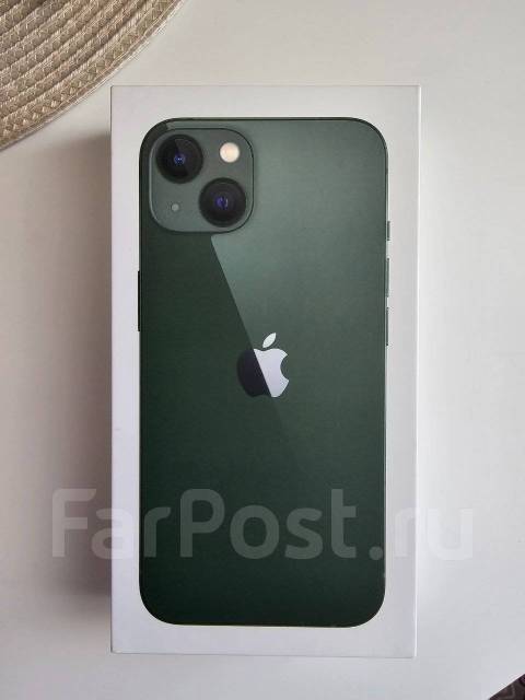 Продам iPhone 13, 256 гб, 6.10", моноблок, зеленый, б/у, в наличии ...