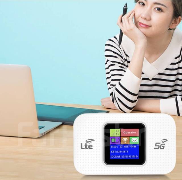 Роутер Wi-Fi 4G,5G беспроводной аккумуляторныйдля сим карт,milochic, новый, в наличии. Цена: 1 ...