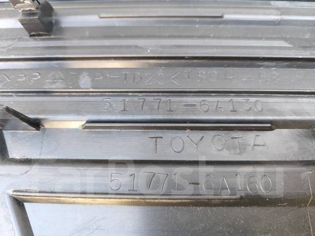 Накладки на подножки, Toyota Land Cruiser Prado 150, комплект 6 шт ...