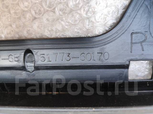 Накладки на подножки, Toyota Land Cruiser Prado 150, комплект 6 шт ...