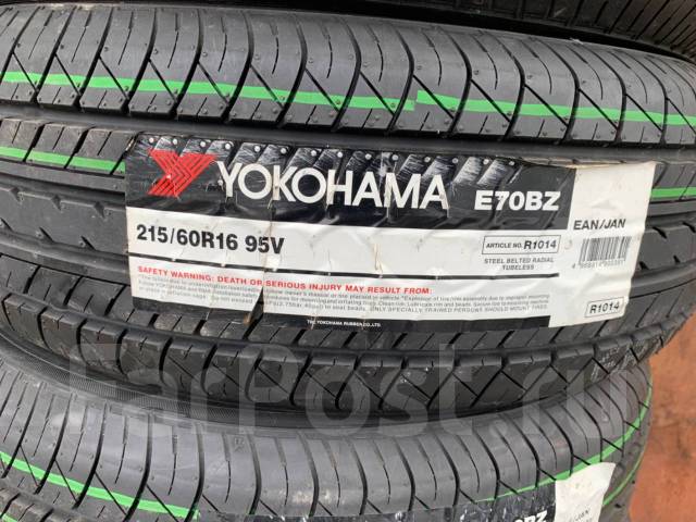 Yokohama, 215/60 R16, 16", 1 шт, в наличии, 215 мм, 60 %, радиальный ...