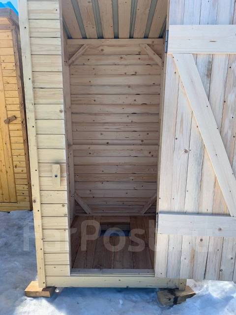 Туалет деревянный (эконом), новый, в наличии. Цена: 14 000₽ в Хабаровске