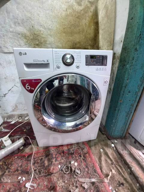 Стиральная машина LG 6 кг, LG, 6,0 кг, б/у, в наличии. Цена: 9 500₽ в ...