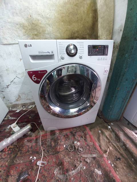 Стиральная машина LG 6 кг, LG, 6,0 кг, б/у, в наличии. Цена: 9 500₽ в ...