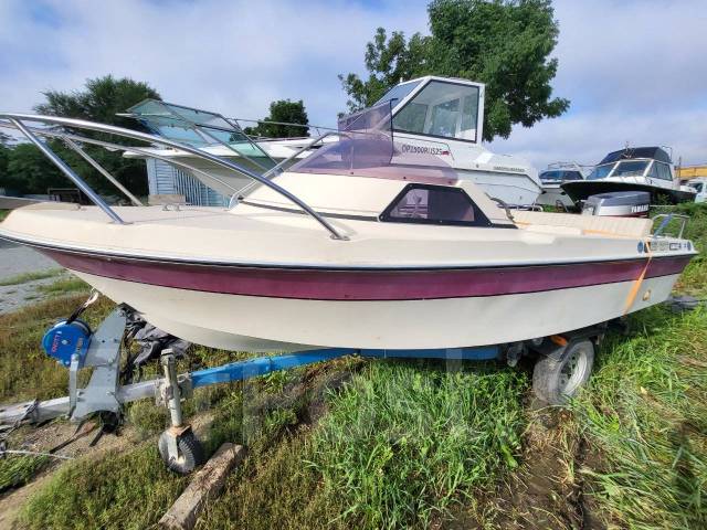 Катер Yamaha Fish 15, подвесной, бензин, 1981 год, 4,50 м. 40,00 л.с. б ...