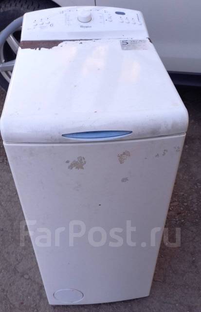 Машина стиральная, Whirlpool, вертикальная загрузка, 6,0 кг, б/у, в ...