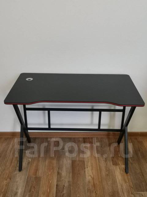 Стол компьютерный 120*60*74, прямоугольный, дсп, чёрный, 120,0 см, 74,0 ...