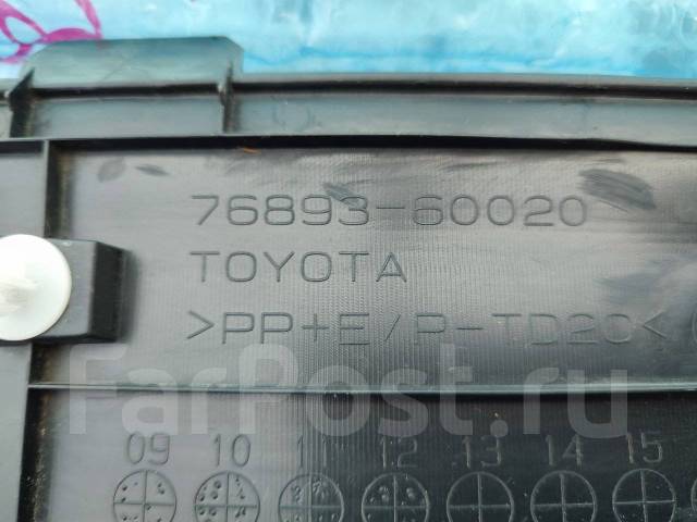 Накладка заднего спойлера LAND Cruiser Prado 150 Lexus GX400/460 купить ...