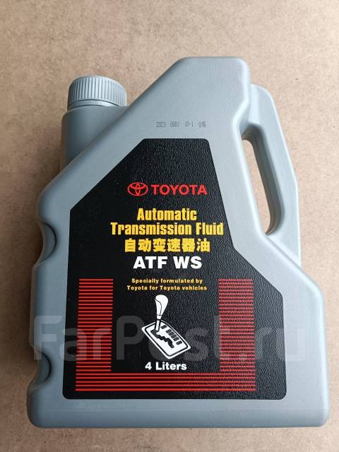 Жидкость трансмиссионная Toyota WS 4л 0888680200, минеральное, 4 л. WS ...