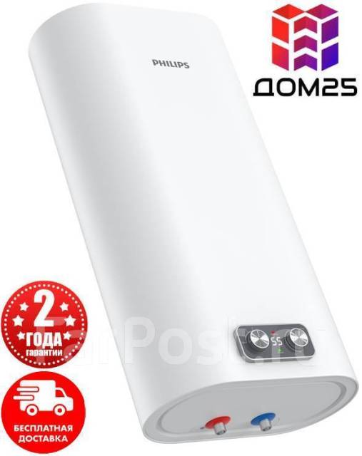 Водонагреватель Philips AWH1615/51(30YB) 30 л Сухой ТЭН, накопительный ...