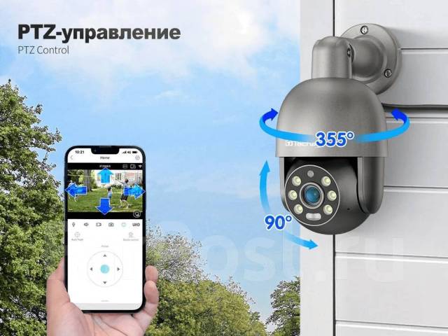 Система комплект видеонаблюдения POE 8 камер 8Мп Techage, новый, в ...