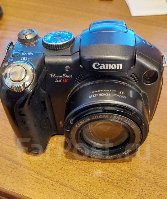 Фотоаппарат Canon Power Shot S3 IS, 6 - 6.9, 12х, б/у, в наличии. Цена ...