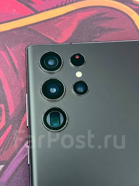 Samsung s22 Ultra 5G, 256 гб, 6.80", черный, 5G, NFC, б/у, в наличии ...