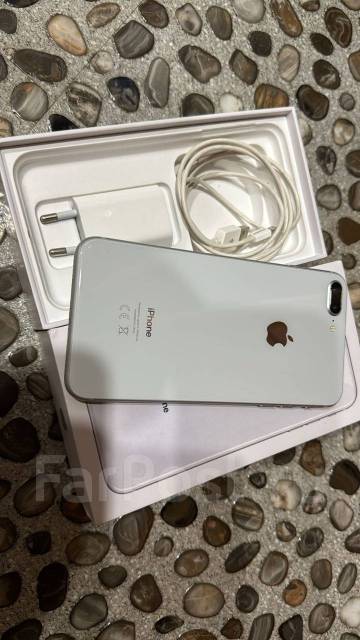 Телефон, Apple iPhone 8 Plus, 64 гб, белый, б/у, в наличии. Цена: 11 ...