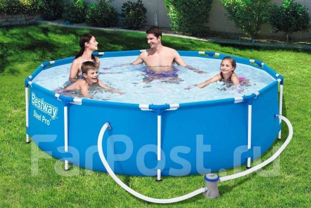 Бассейн каркасный с фильтром 56984 Bestway305x100см. Доставка в подарок ...