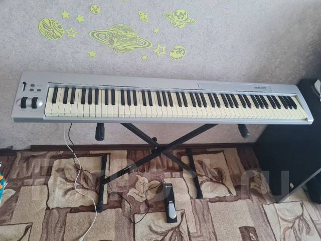 Midi клавиатура 88 M-Audio keystation, б/у, в наличии. Цена: 15 000₽ во ...