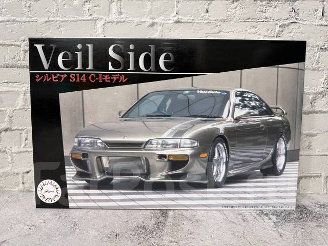 Сборная модель автомобиля Nissan Silvia Veilside S14 (Aoshima), новый ...