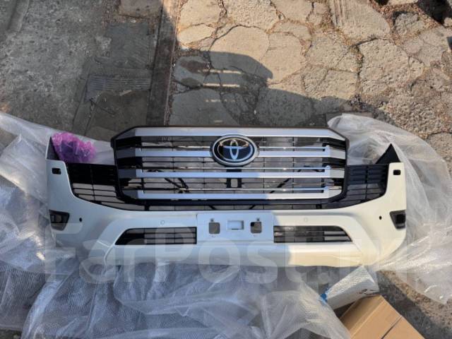 Бампер с решеткой Toyota Land Cruiser FJA300, FJA300W, GRJ300 купить во ...