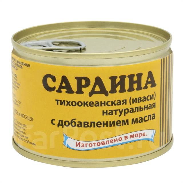 Сельдь тихоокеанская с ДОБ. Масла 245 гр б. №6 1/48 ООО Дефриз, в ...