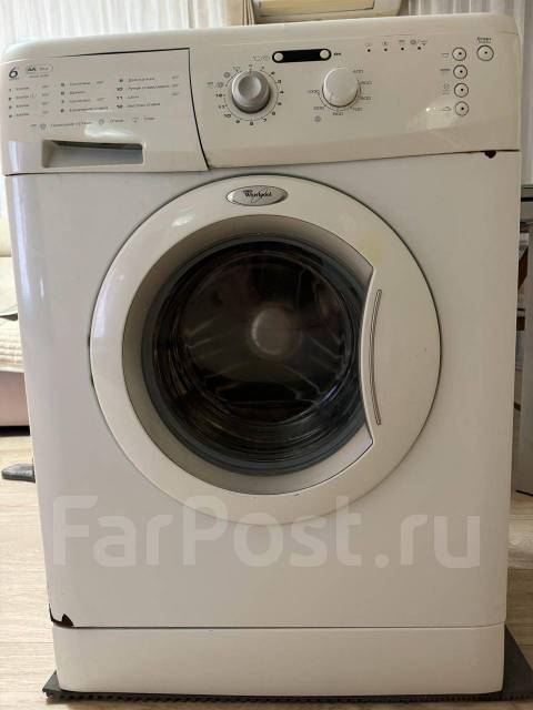 Стиральная машина автомат Whirlpool, 5,0 кг, б/у, в наличии. Цена: 6 ...
