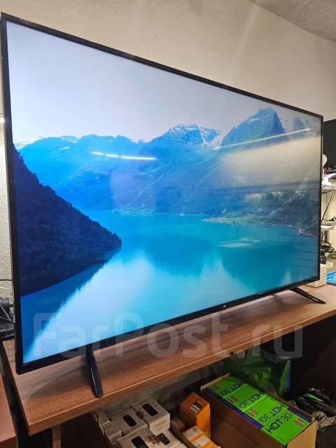 Телевизор LED Xiaomi Mi TV 4A 55 черный Ростест ADShop, 55", HD, Smart ...