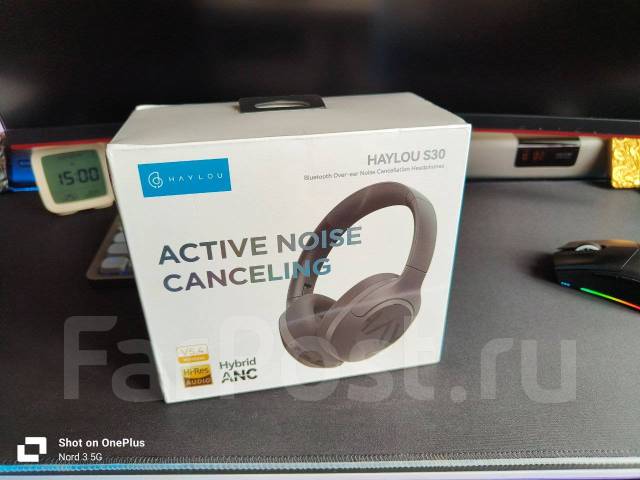 Беспроводные наушники Xiaomi Haylou S30 ANC Basic BT AUX APP Black ...