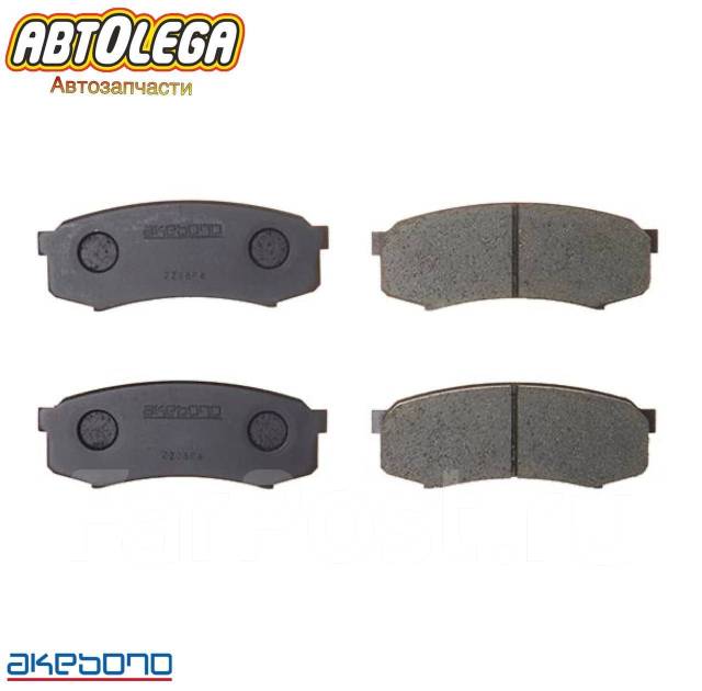 Колодки зад. Akebono Toyota Prado 7# 9# 12# 15# Lexus GX470 Cruiser 8 ...