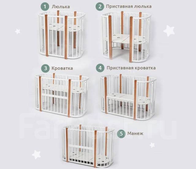 Кроватка детская Incanto Nufola Lux 5в1, б/у, в наличии. Цена: 5 000 ...