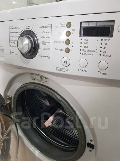 Стиральная машина LG Direct Drive на 6 кг, LG, 6,0 кг, б/у, в наличии ...