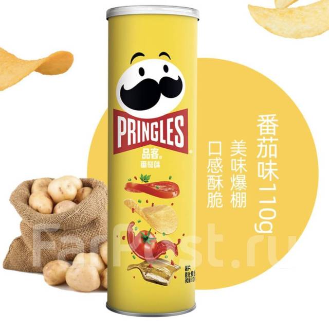 Чипсы Pringles Принглс 110гр Китай с НДС только ОПТ, в наличии. Цена ...