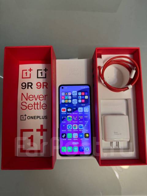 Oneplus 9R 8/128GB 5G blue (Полный комплект), 6.55", моноблок, синий, 3G, 4G LTE, 5G, Dual-SIM ...