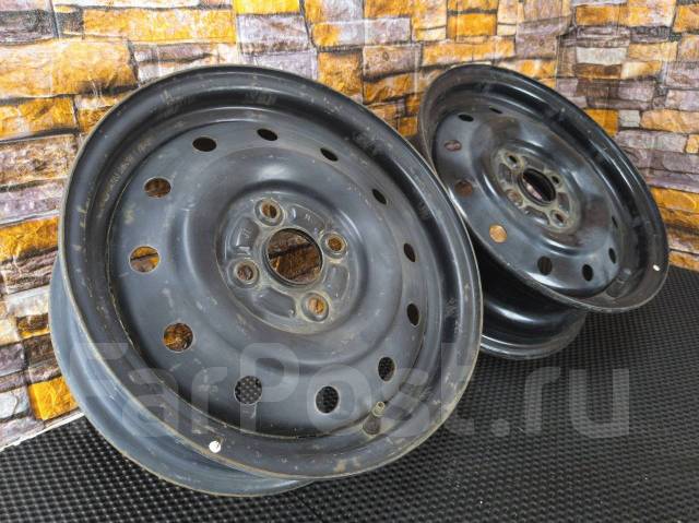 Пара оригинальных железных дисков ''14 4х100 Toyota, 14", 1 шт, 4x100 ...