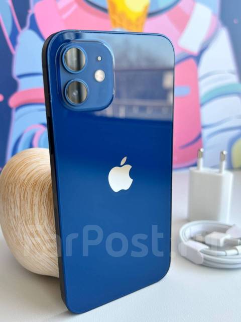 IPhone 12 128 ГБ, 6.10", моноблок, синий, 3G, 4G LTE, 5G, NFC, б/у, в ...