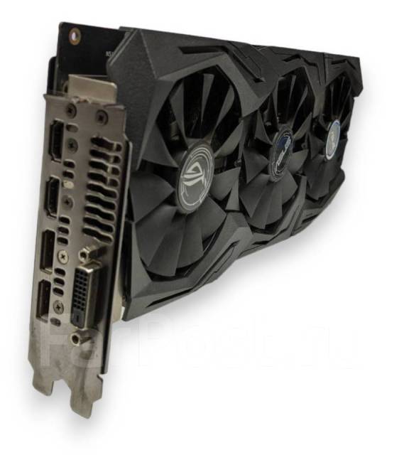 Видеокарта Asus RX480 8G, б/у, в наличии. Цена: 7 700₽ во Владивостоке